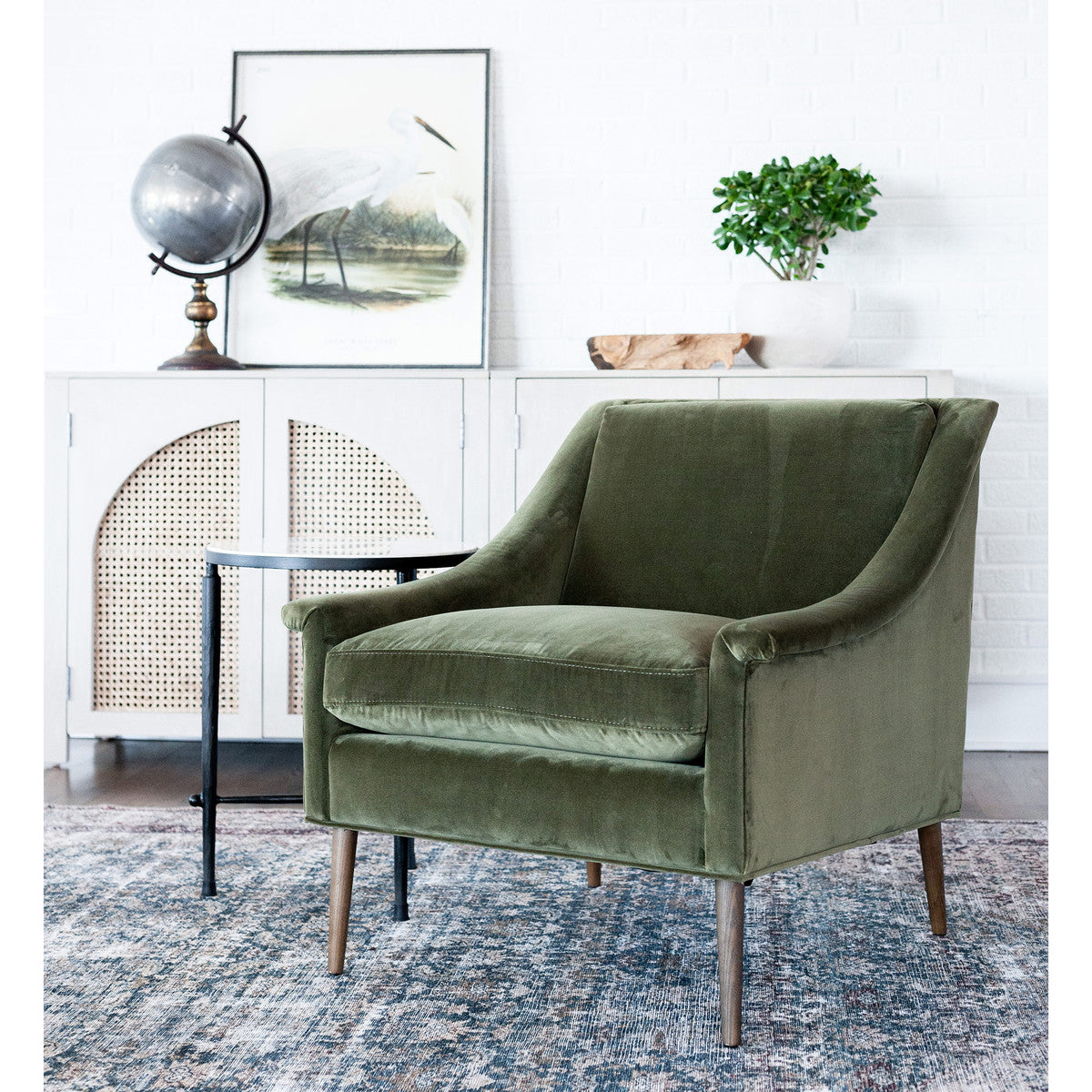 Olive Accent Chair – Wallpaper Your World