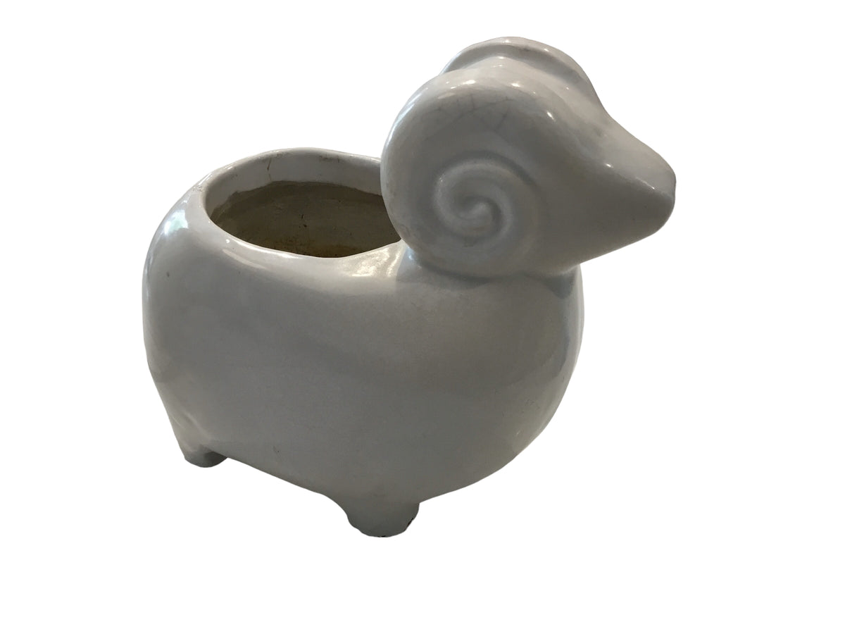 TERRACOTTA RAM FLOWER POT – Wallpaper Your World