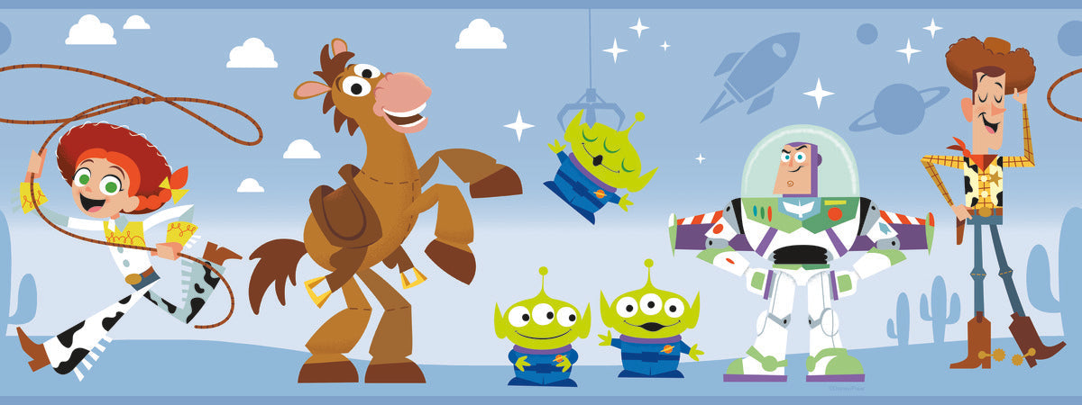 Disney and Pixar Toy Story 4 Border Wallpaper Border – Wallpaper Your World