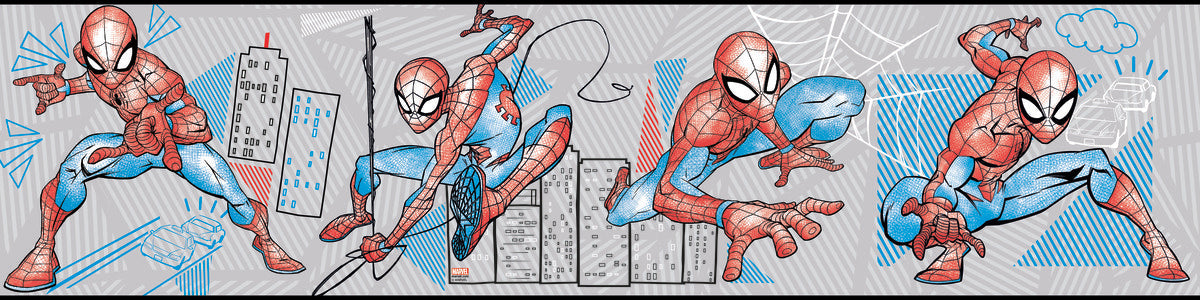 Spider-Man Fracture Border Wallpaper Border – Wallpaper Your World