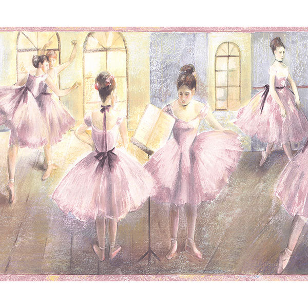 Ballerina Wallpaper Border Ballerina Ballet Dancer Border Stencil