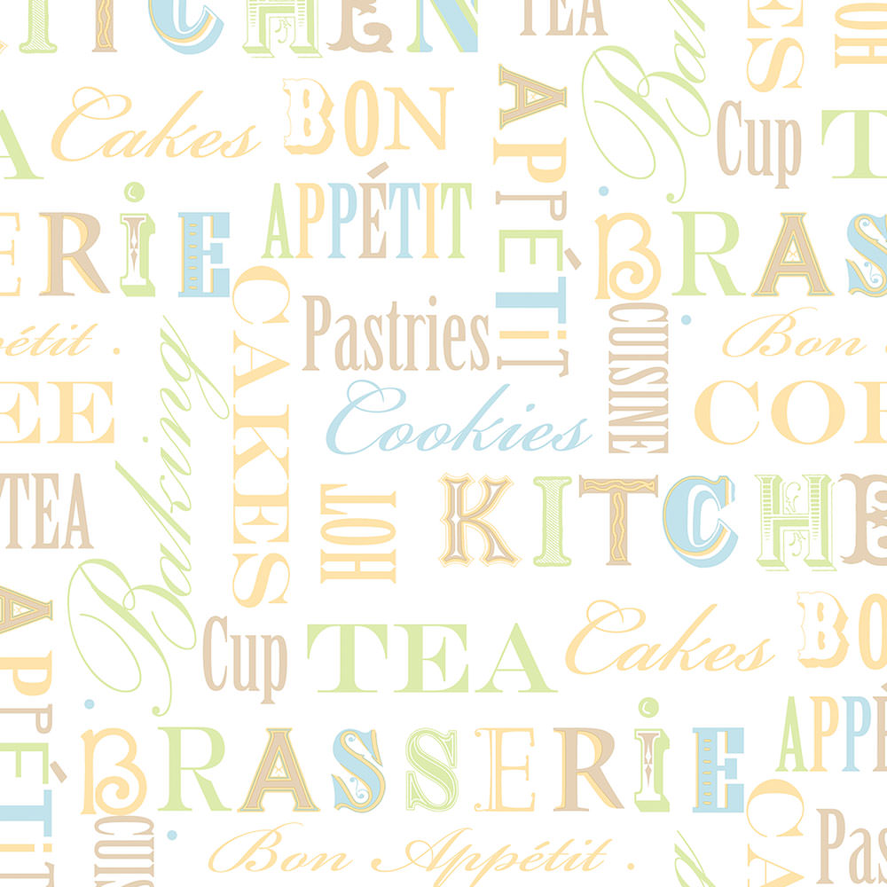 Kitchen Script Wallpaper – Wallpaper Your World